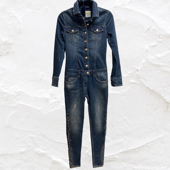 Dishe jeans | Jeans | Dishe Jeans This Dark Blue Soft Washed Jumpsuit ...